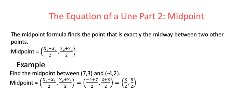 The Midpoint Formula Lecture Notes – Alexia Academic Consulting